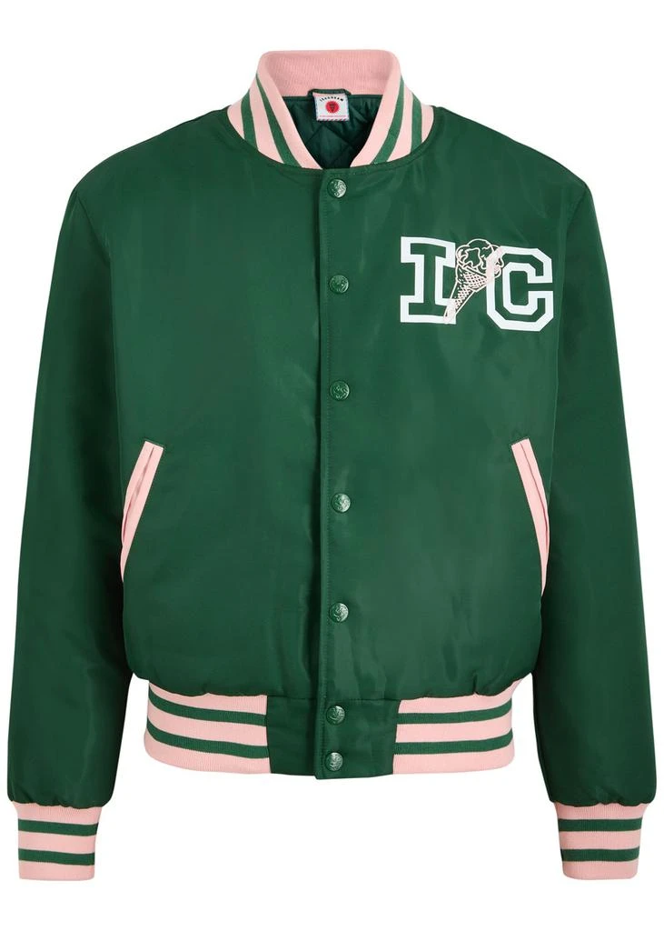 ICE CREAM Logo satin-shell varsity jacket - Jackets - BeyondStyle