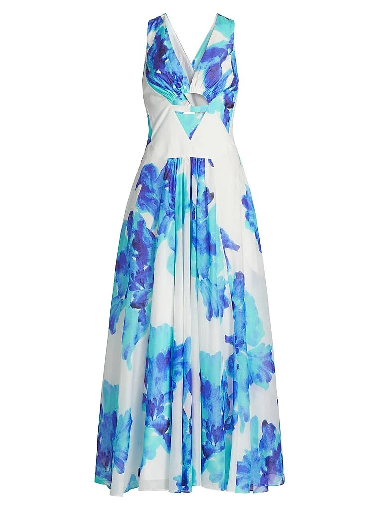 Nicholas the Label Noemi Floral Cross-Back Maxi Dress - Dresses ...