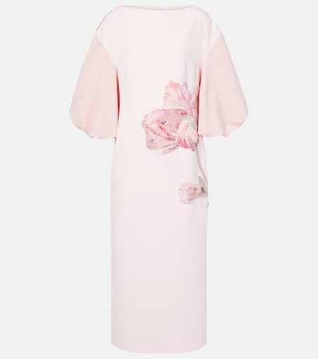 Safiyaa Embroidered midi dress - Dresses & Skirts - Free Shipping ...