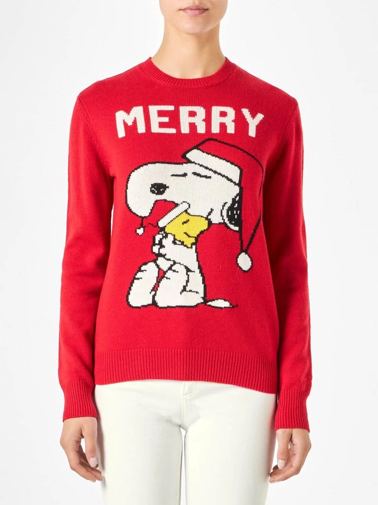 Shop Woman Sweater With Snoopy Print | Snoopy Peanuts Special Edition ...