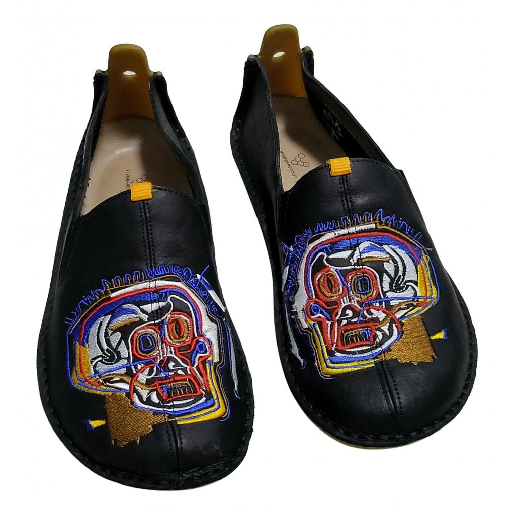Jean Michel Basquiat Jean Michel Basquiat Leather flats - Women's Shoes ...