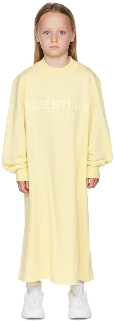 Essentials Kids Yellow Logo T-Shirt Dress - Baby Clothing - BeyondStyle