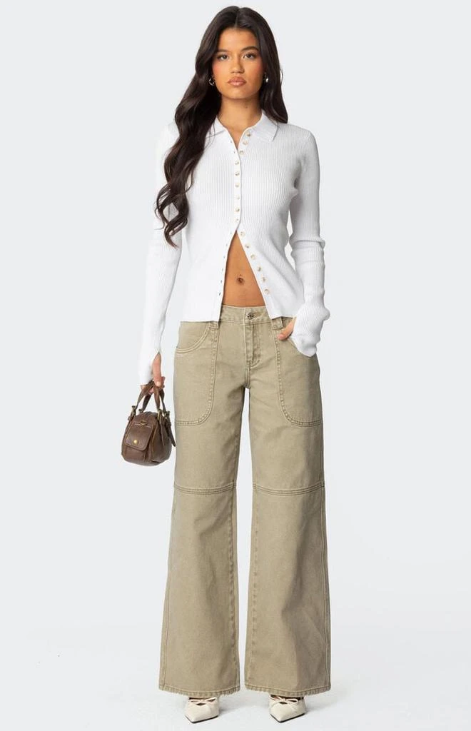 Edikted Morgan Low Rise Carpenter Jeans - Jeans - Free Shipping ...