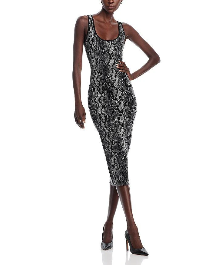 Michael Kors Michael Kors Snake Jacquard Scoop Neck Dress - Dresses & Skirts - Free Shipping ...