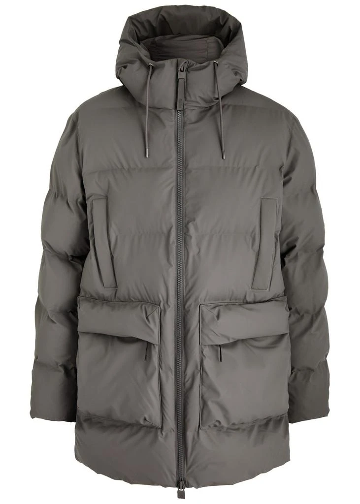 RAINS Alta long quilted rubberised coat - Coats - BeyondStyle