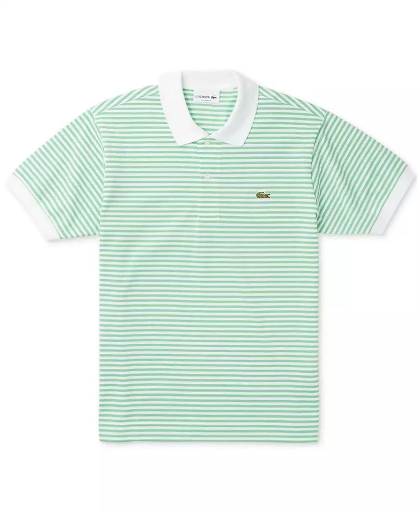 Lacoste Men's Classic-Fit Stripe Piqué Polo Shirt - Polo Shirts - Free ...
