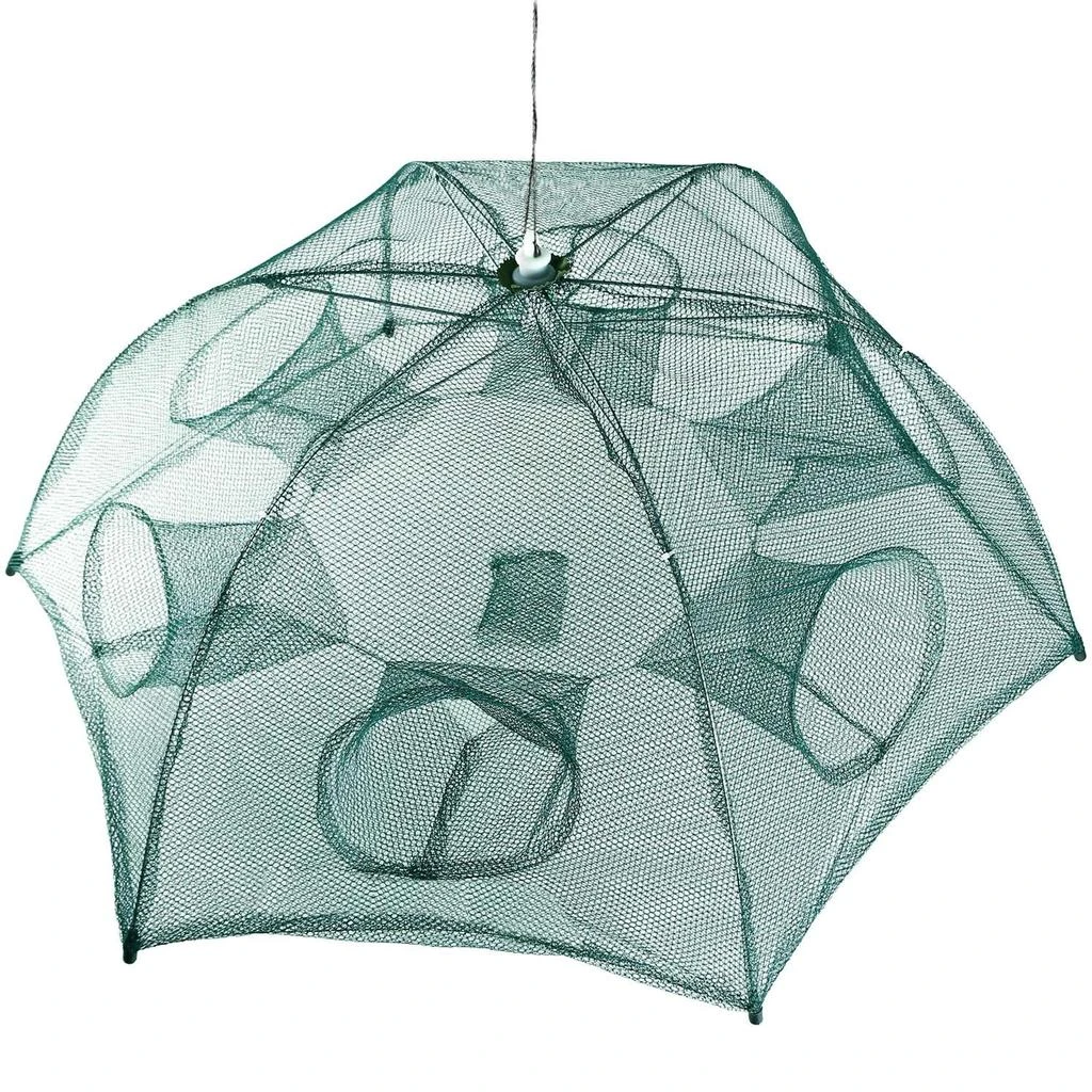 Global Bazaar Fishing Trap Net Portable Folded Bait Trap Shrimp Minnow ...