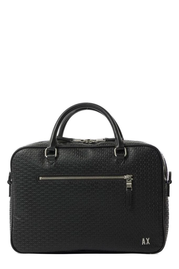Shop Armani Exchange Removable Shoulder Strap Briefcase on Sale at ...