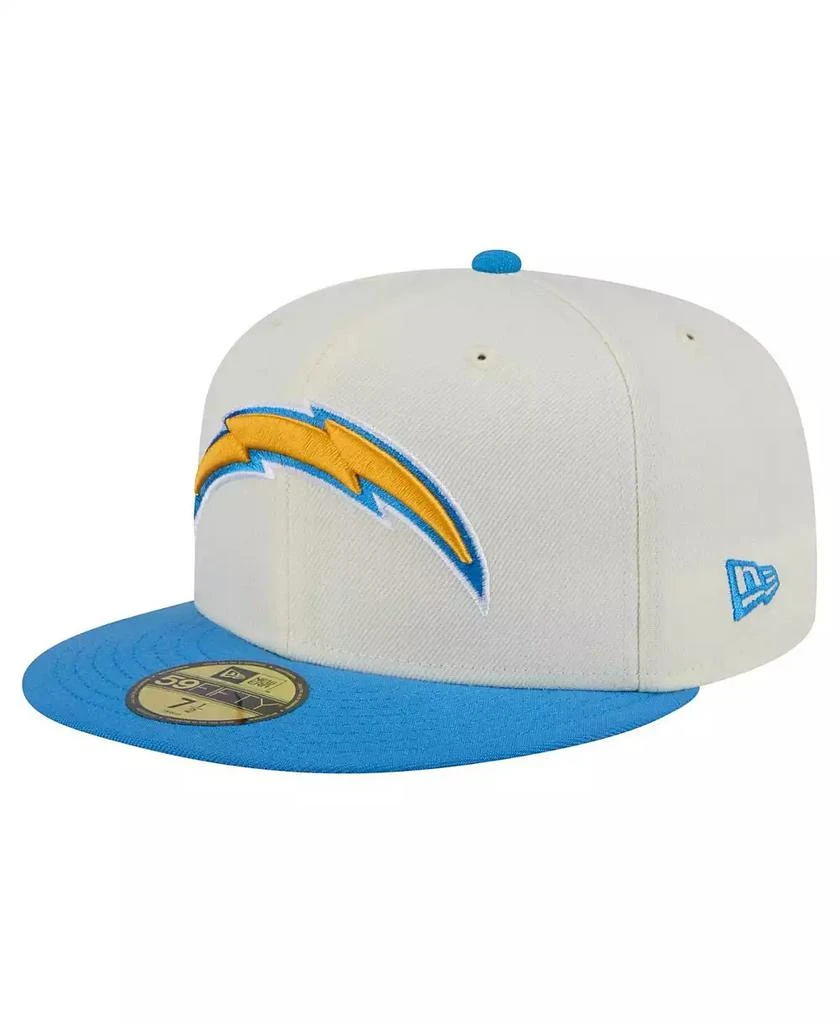 New Era Men's White/Powder Blue Los Angeles Chargers Main 59FIFTY ...