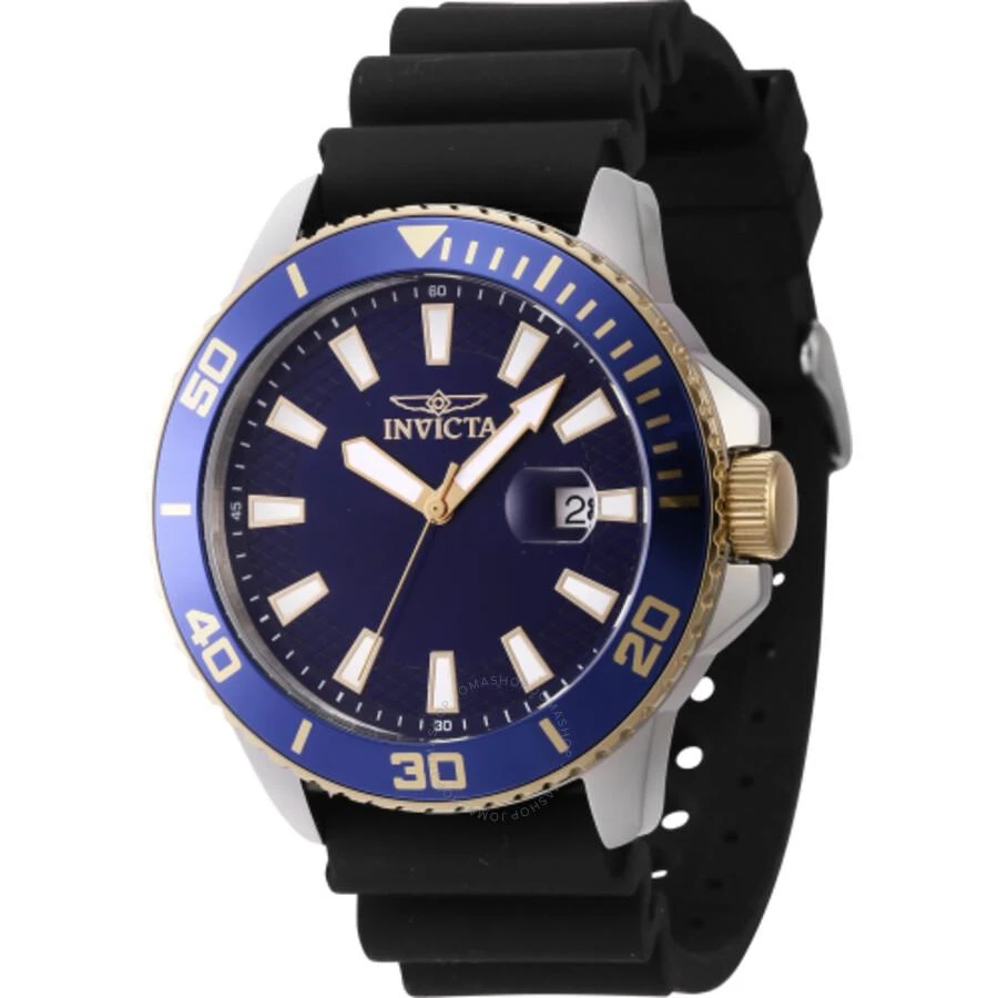 Invicta Pro Diver Quartz Date Blue Dial Men's Watch 46092 - Men's ...