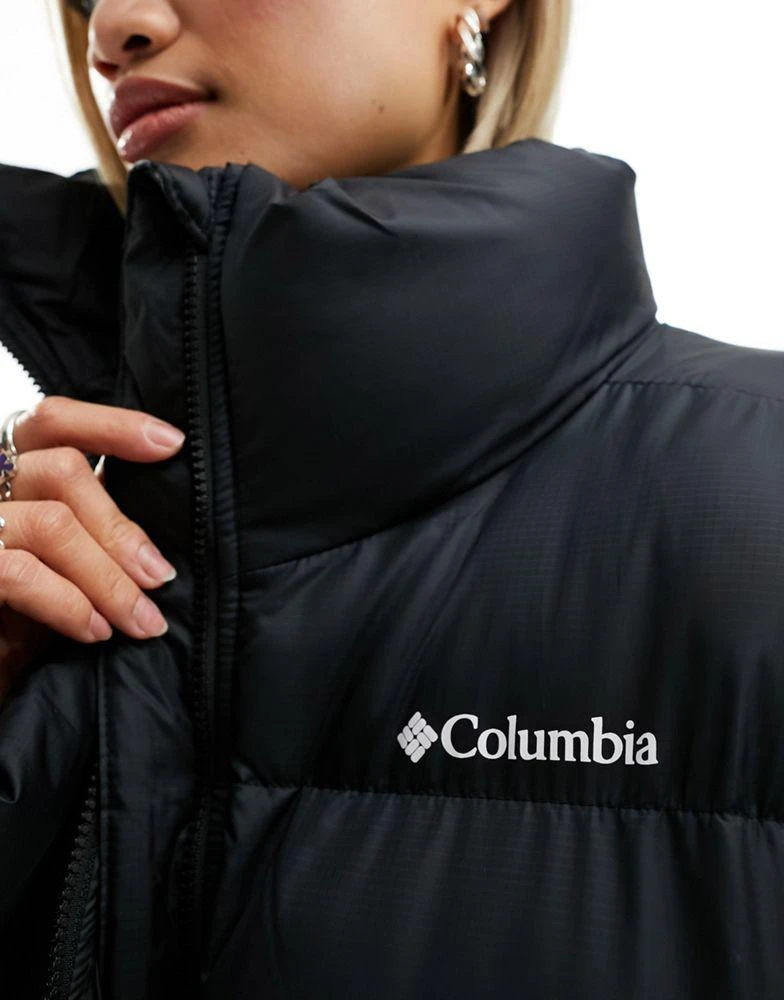 Columbia Puffect Surplus oversized puffer coat in black Exclusive to ...