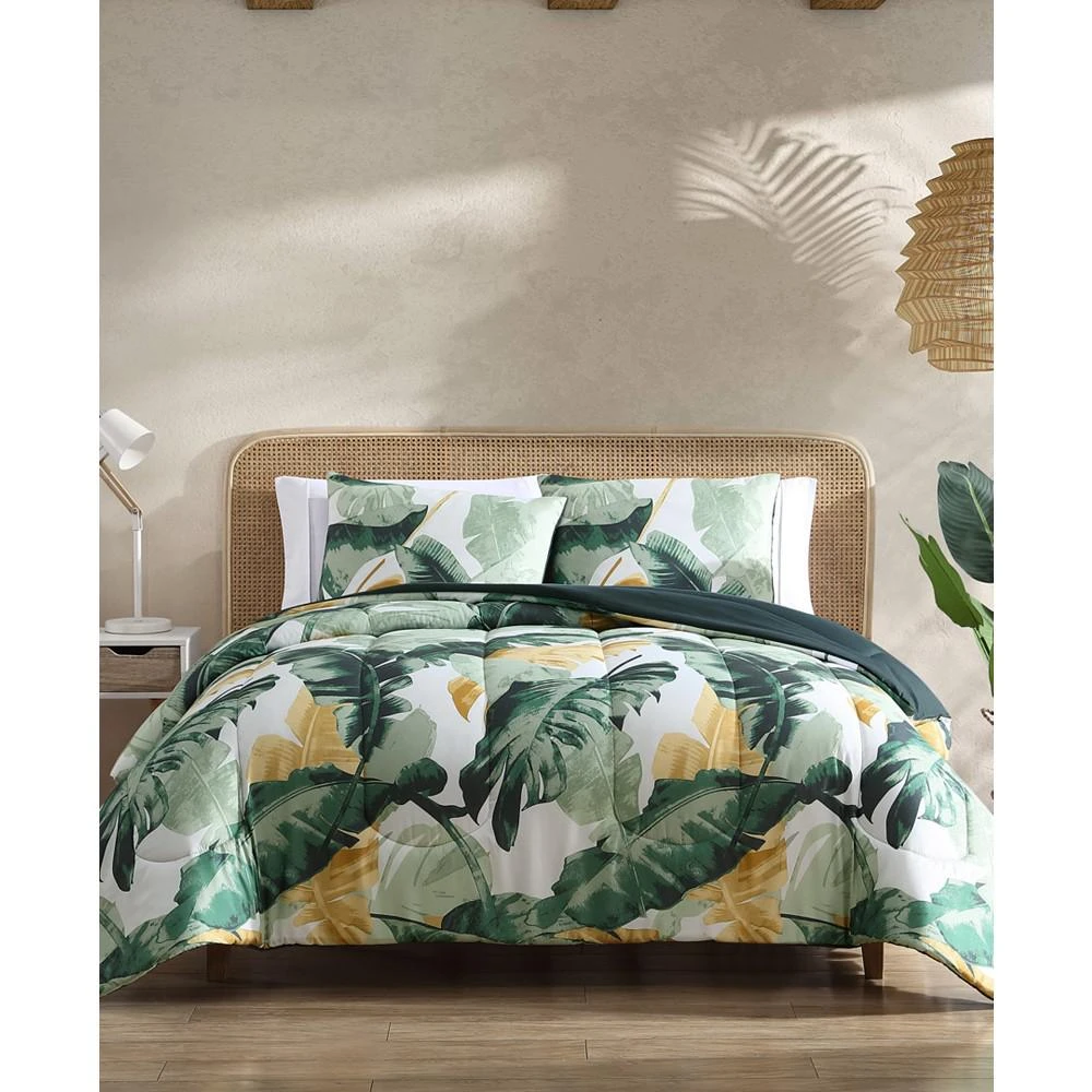 Shop Tropical Palm 3-Pc. Comforter Set, Created for Macy's on Sale at ...