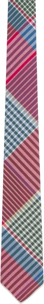 Engineered Garments Red & Green Check Tie - Ties - BeyondStyle
