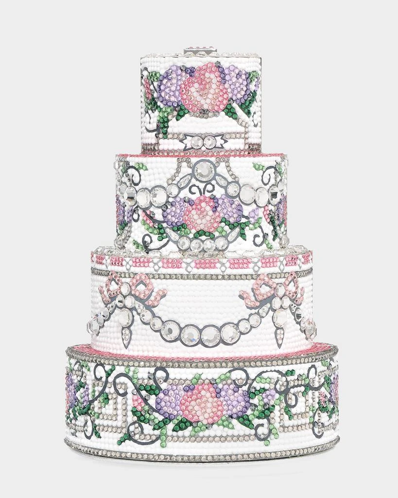 Judith Leiber Couture Tie The Knot Tiered Cake Clutch Bag - Handbags ...