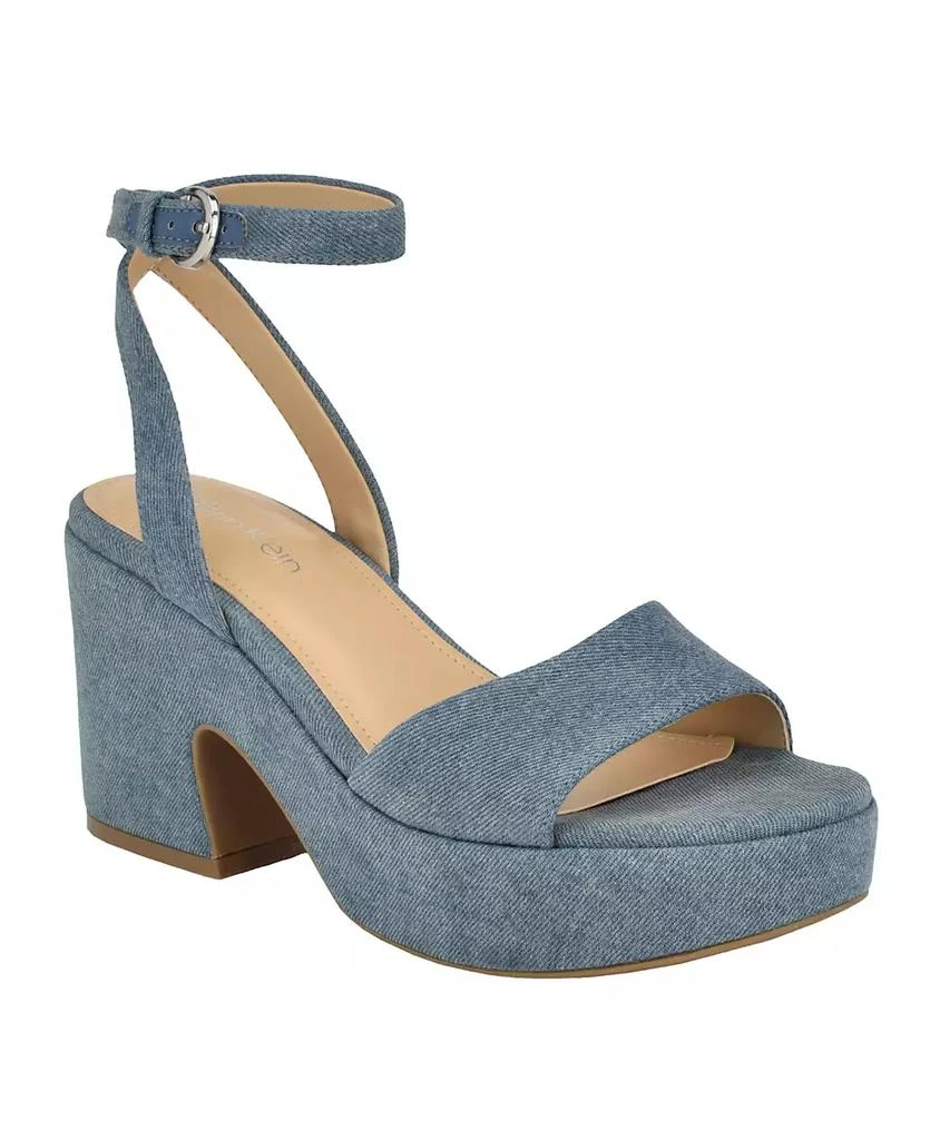 Calvin Klein Women's Summer Block Heel Platform Sandals - Shoes ...