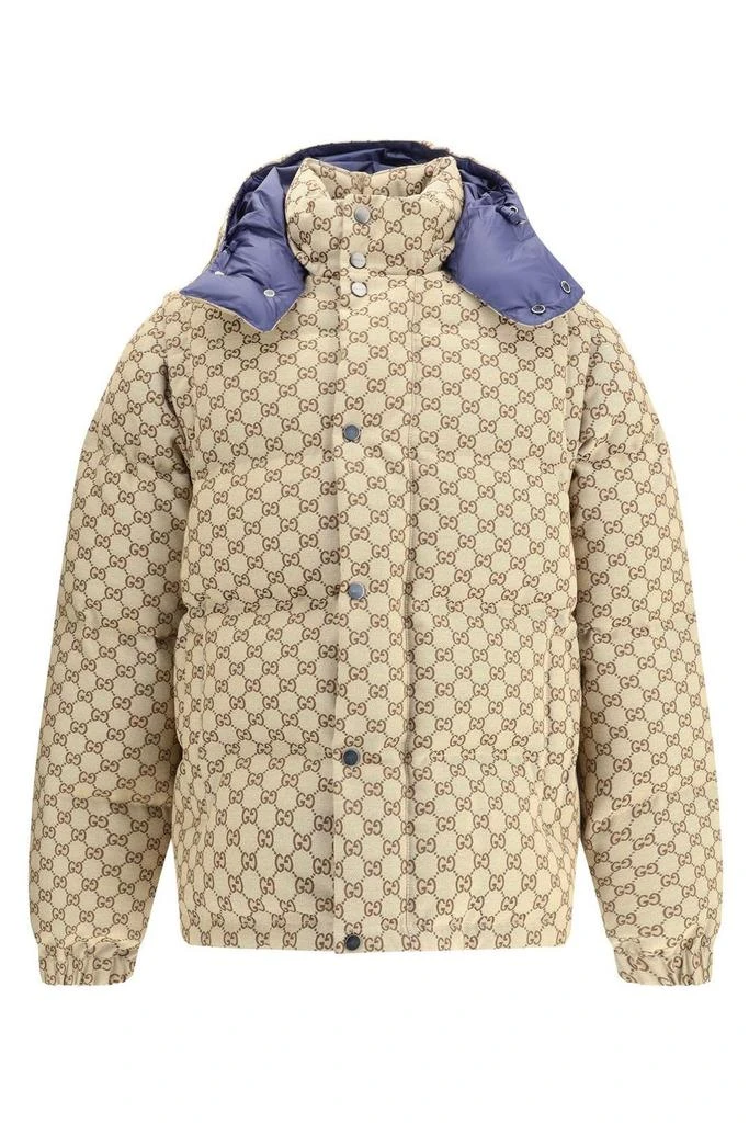 Gucci GG Motif Padded Puffer Jacket – On Sale Now with Up to 52% Off ...