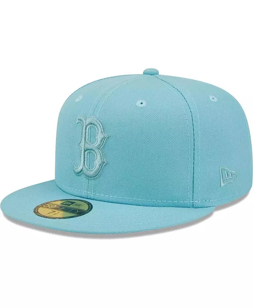 New Era Men's Light Blue Boston Red Sox Color Pack 59FIFTY Fitted Hat ...