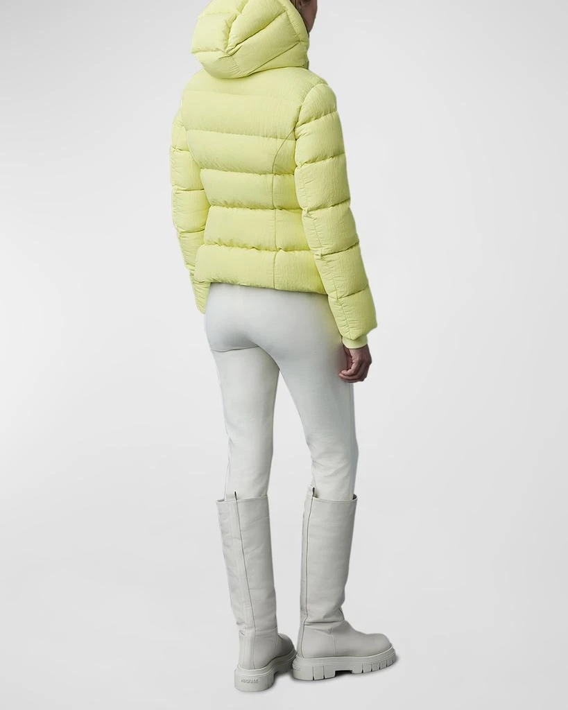 Shop Madalyn Tactile Ripstop Down Hooded Jacket on Sale at BeyondStyle ...