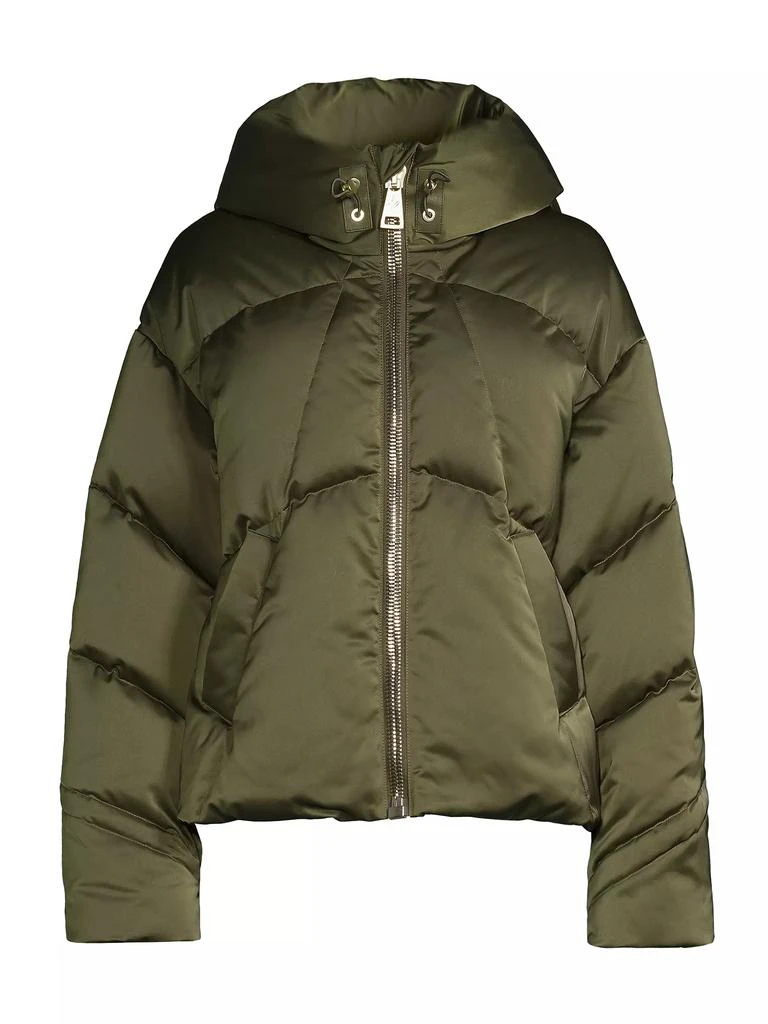 Nicole Benisti Matignon Oversized Satin Down Jacket - Coats - Free ...