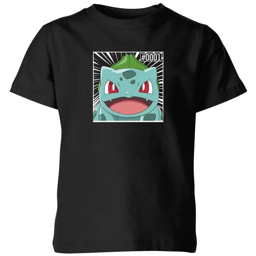 Original Hero Pokémon Pokédex Bulbasaur #0001 Kids' T-Shirt - Black ...