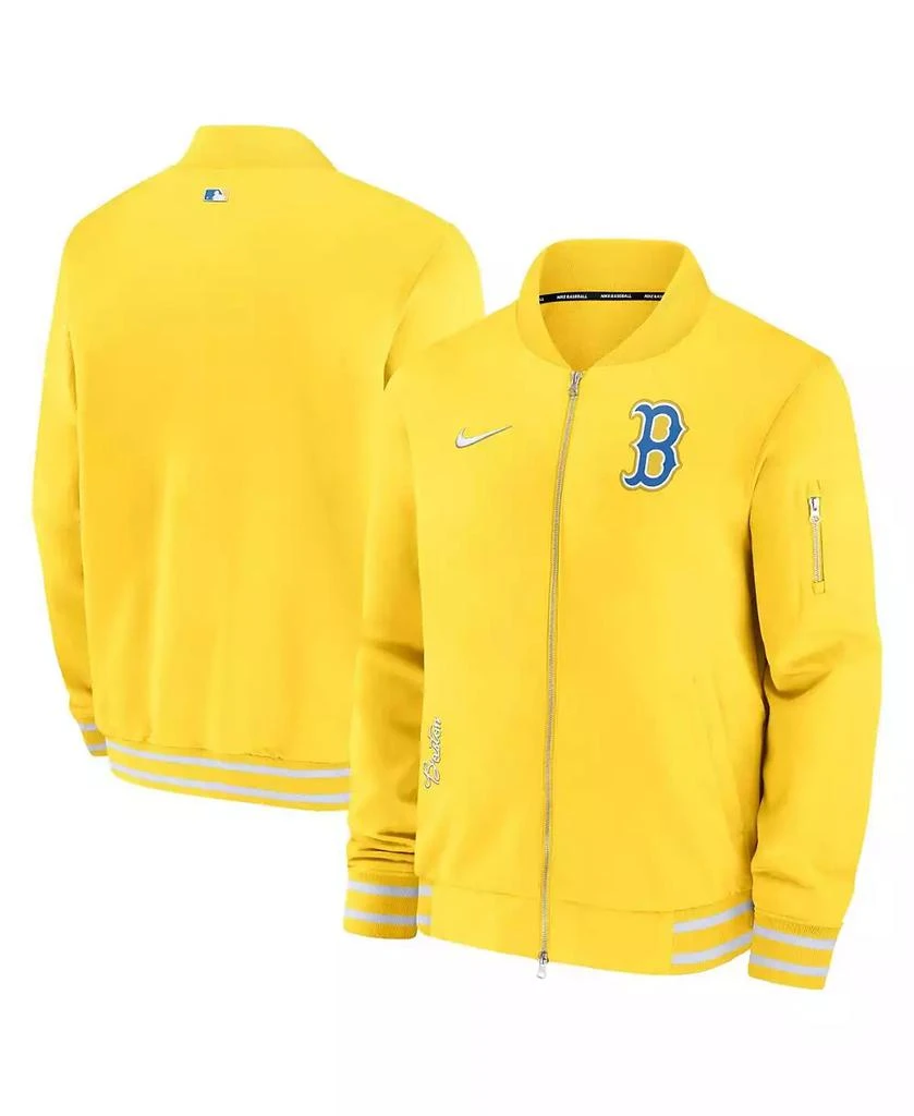 NIKE Men's Gold Boston Red Sox City Connect Authentic Collection Game ...