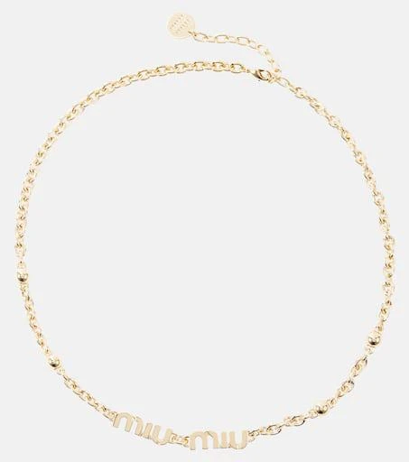 Miu Miu Logo chain necklace - Fashion Accessories - Free Shipping ...