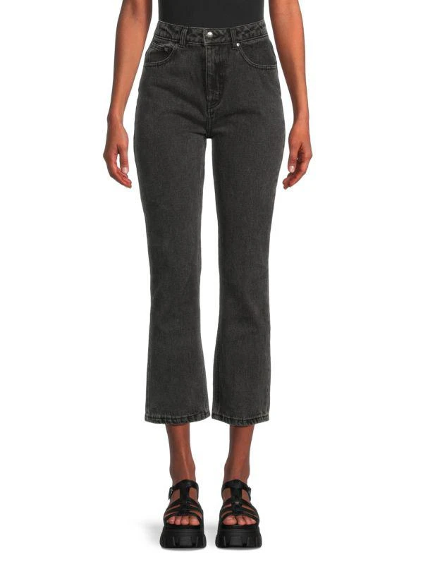 Cavalli Class by Roberto Cavalli High Rise Straight Leg Jeans - Jeans ...