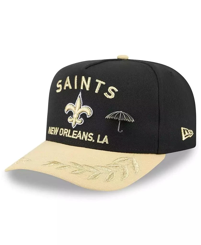 New Era Men's Black/Gold New Orleans Saints 2025 NFL Draft On Stage A ...