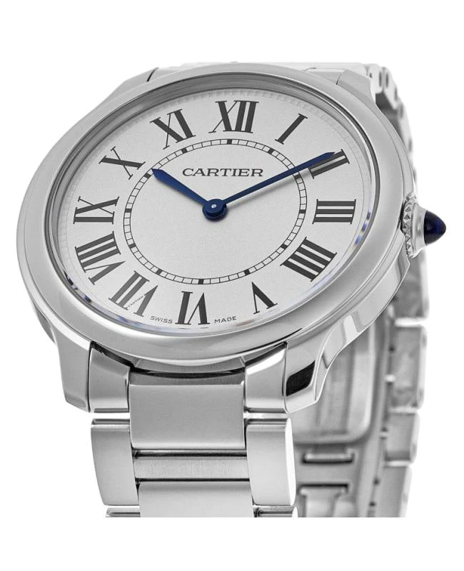 Cartier Cartier Ronde Must De Cartier 36mm Silver Dial Steel Women's ...