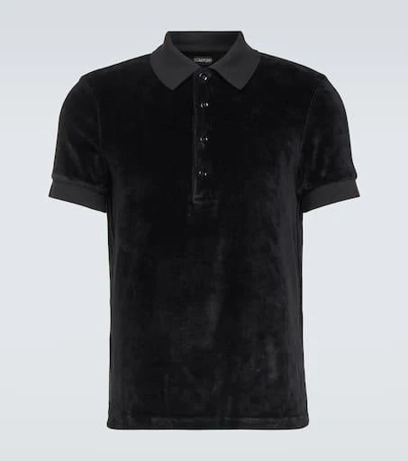 Tom Ford Velour polo shirt - Polo Shirts - Free Shipping - BeyondStyle