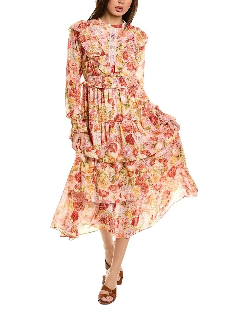 Rachel Parcell Ruffle Midi Dress - Dresses & Skirts - Free Shipping ...