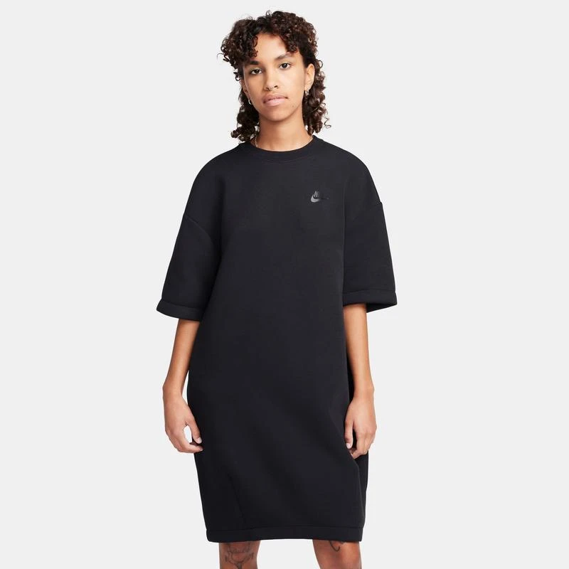 Shop Nike NSW Tech Fleece Oversized Dress - Women's on Sale at ...