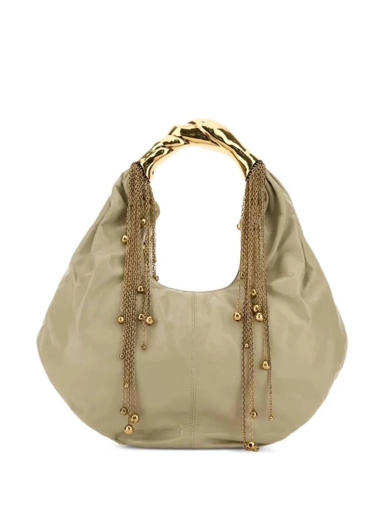 Chloé Twisted Shell Hobo Bag In Smoky Beige - Tote Bags - Free Shipping ...