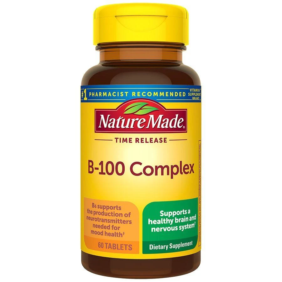 Nature Made Time Release B-100 B Complex Tablets - Save Extra 20% OFF ...