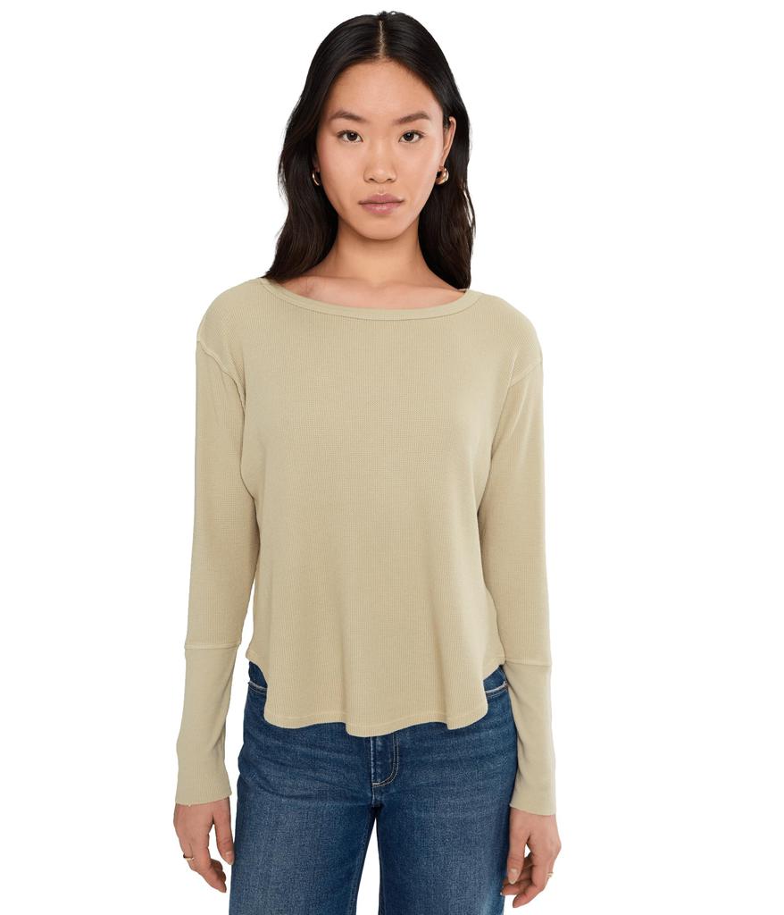 Shop Long Sleeve Dropped Armhole Oversized Top on Sale at