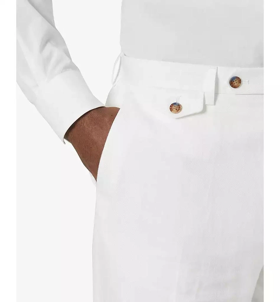 Tayion Collection Men's Classic-Fit Linen Suit Pants - Pants - Free ...
