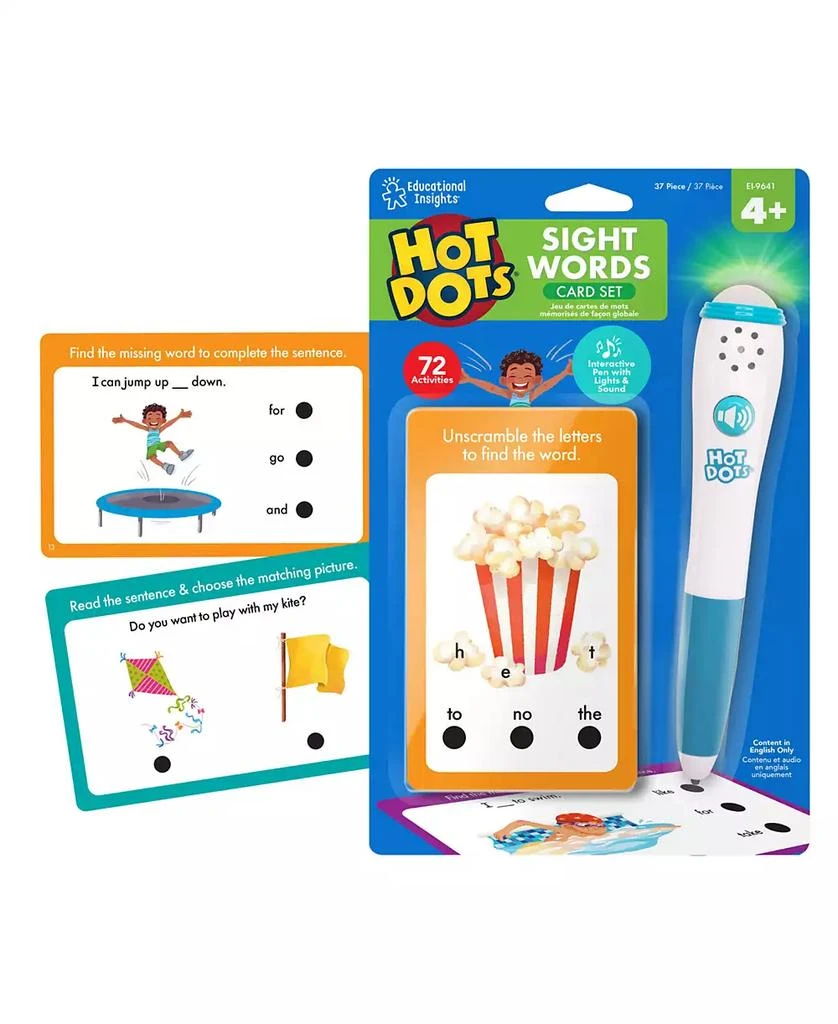 Educational Insights Hot Dots Sight Word Card Set - BABY & KIDS ...