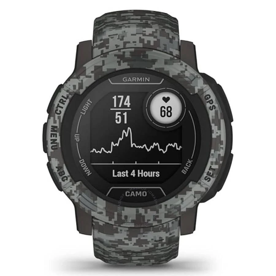Garmin Instinct 2 - Camo Edition Quartz Digital Black Dial Men's Smart ...