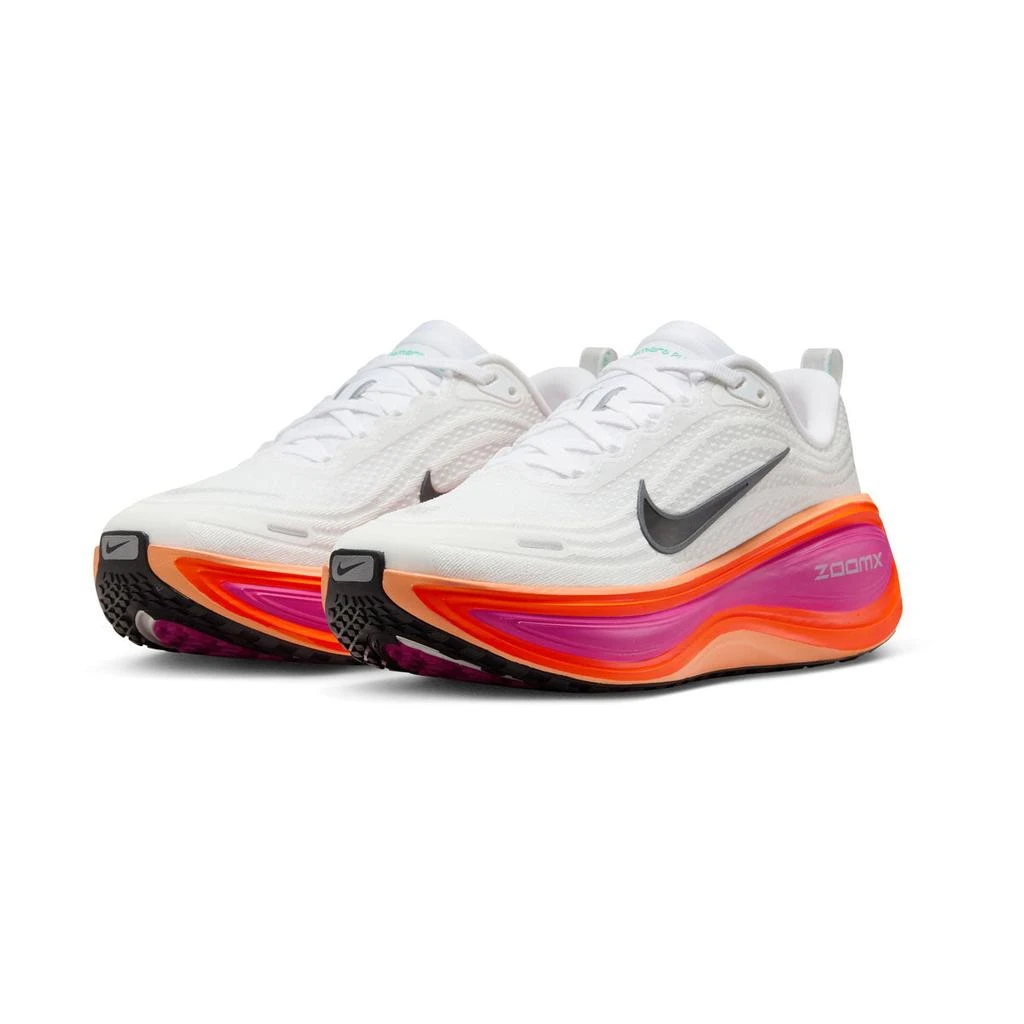 NIKE Vomero Plus 'White Fire Pink Hyper Crimson' Women's Road Running ...