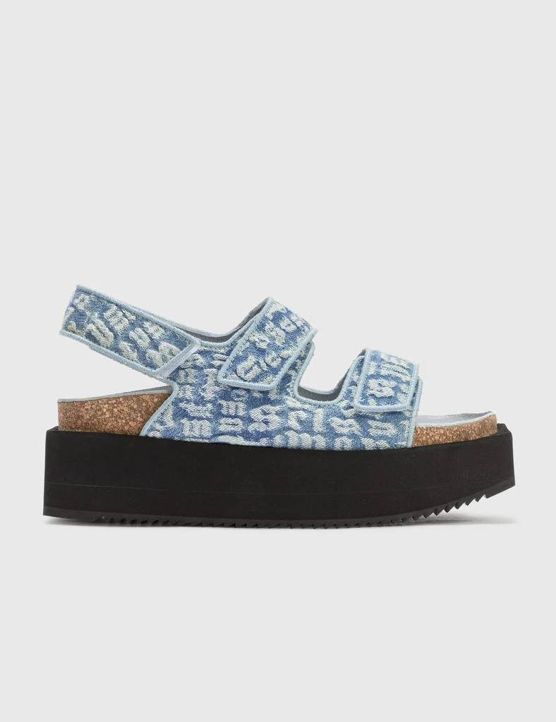 Palm Angels Platform Birk Sandals - Sandals - BeyondStyle