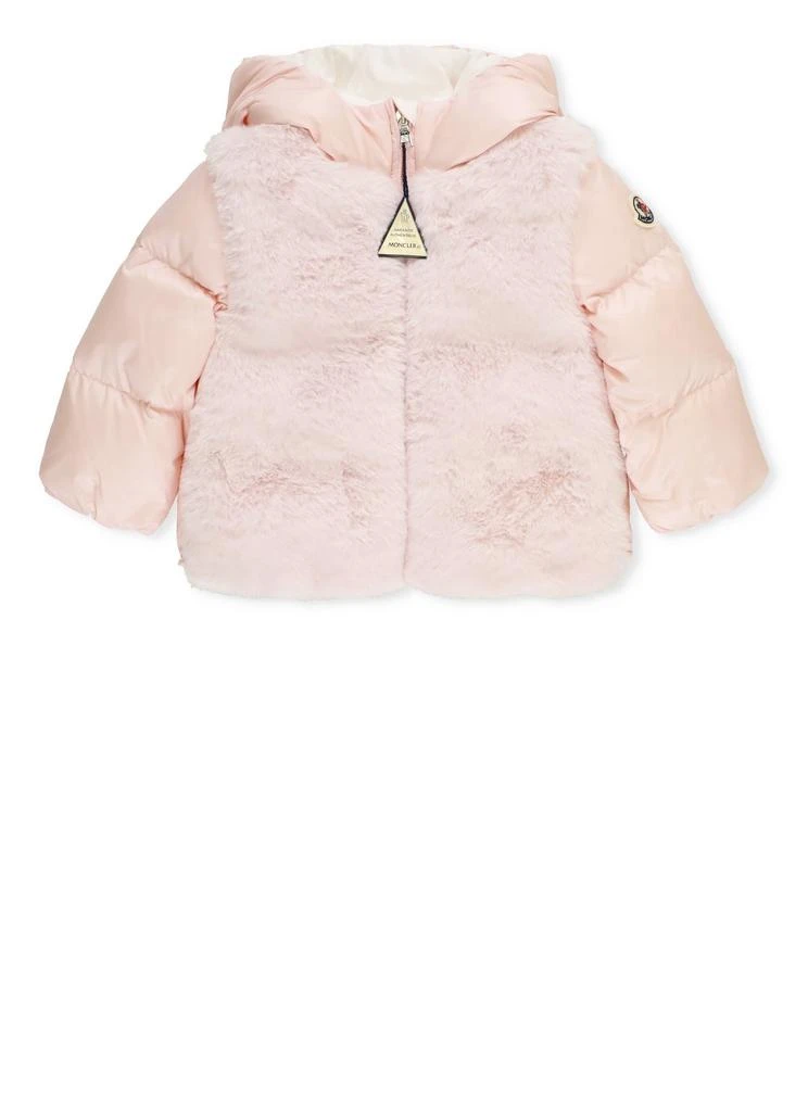 Moncler Moncler Enfant Logo Patch Down Jacket - Baby Clothing - Save ...