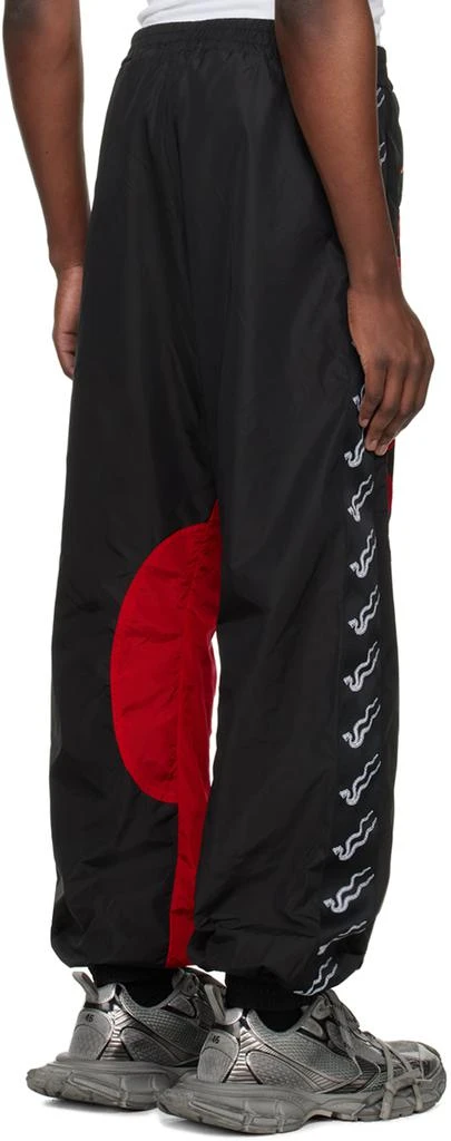 LU'U DAN Black & Red Shell Track Pants - Joggers - Save Extra 10% OFF ...