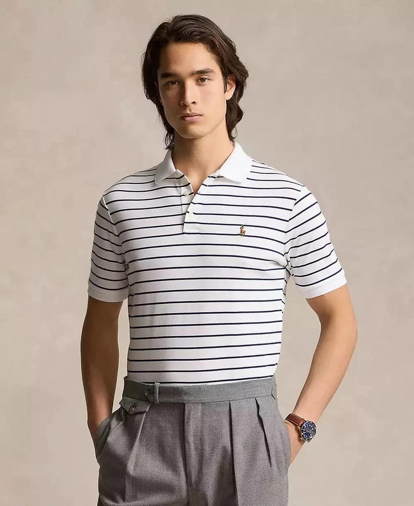 Ralph Lauren Men's Classic-Fit Striped Soft Cotton Polo Shirt - Polo Shirts - BeyondStyle