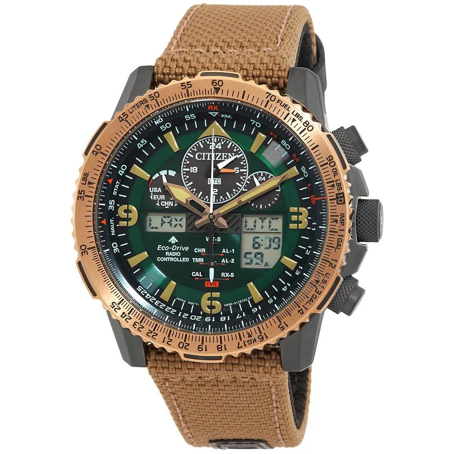 Citizen Promaster Skyhawk Perpetual Alarm World Time Chronograph GMT ...