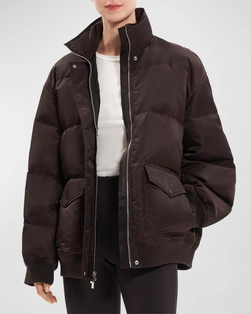 Theory Oversized Quilted Puffer Down Jacket - Coats - Free Shipping ...