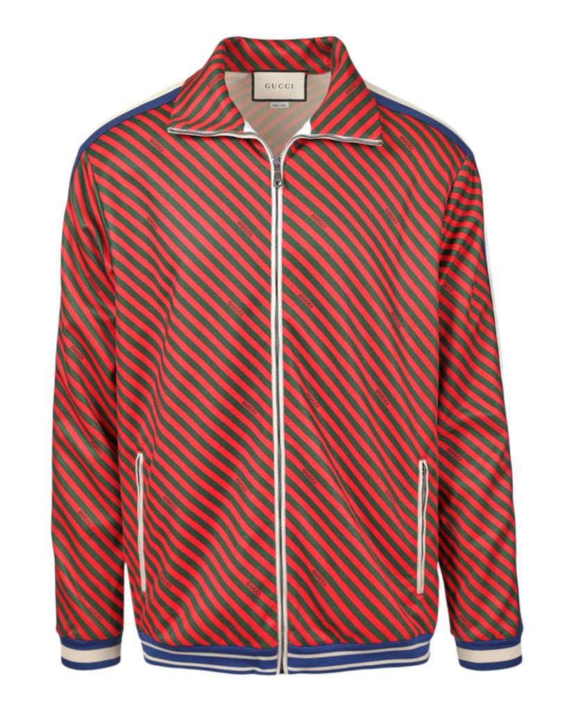 Gucci Diagonal Stripe Track Jacket - Jackets - BeyondStyle Gucci Diagonal Stripe Track Jacket - Jackets - BeyondStyle