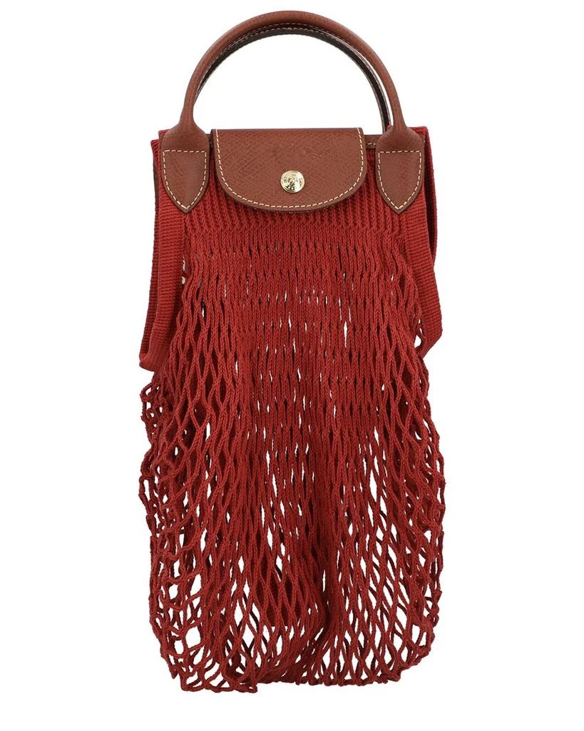 Longchamp Le Pliage Filet Large Mesh & Leather Shoulder Bag - Bags ...