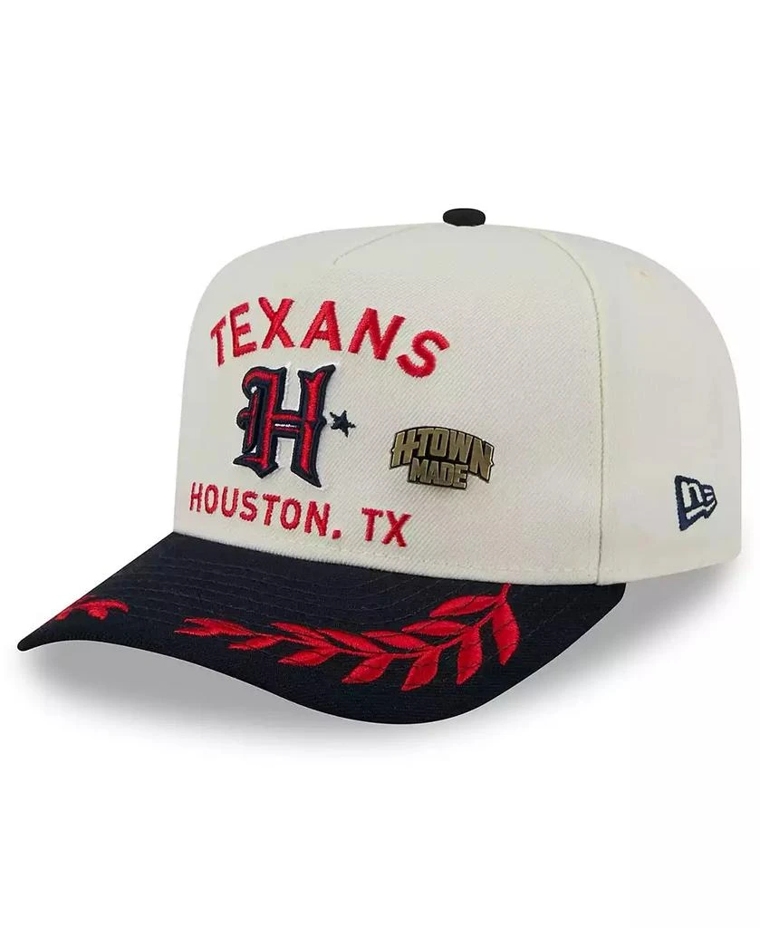 New Era Men's Cream/Navy Houston Texans 2025 NFL Draft A-Frame 59FIFTY ...
