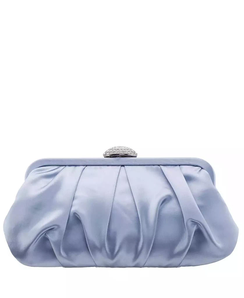 Nina Pleated Frame with Crystal Clasp Clutch - Handbags - Free Shipping ...