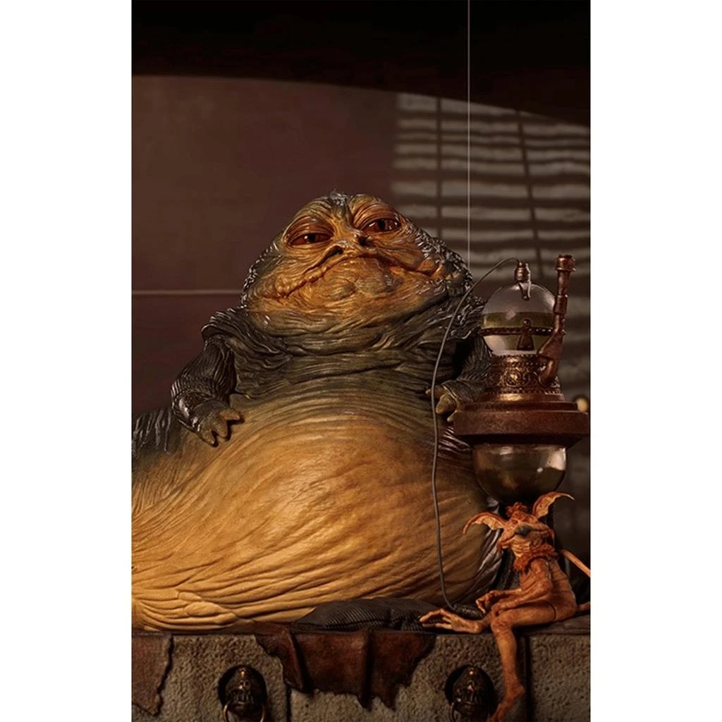 Shop Iron Studios Jabba The Hutt Deluxe Star Wars Art Scale 1/10 ...